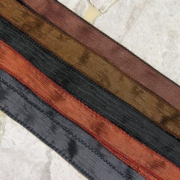 Silk Ribbon Necklace - Etsy