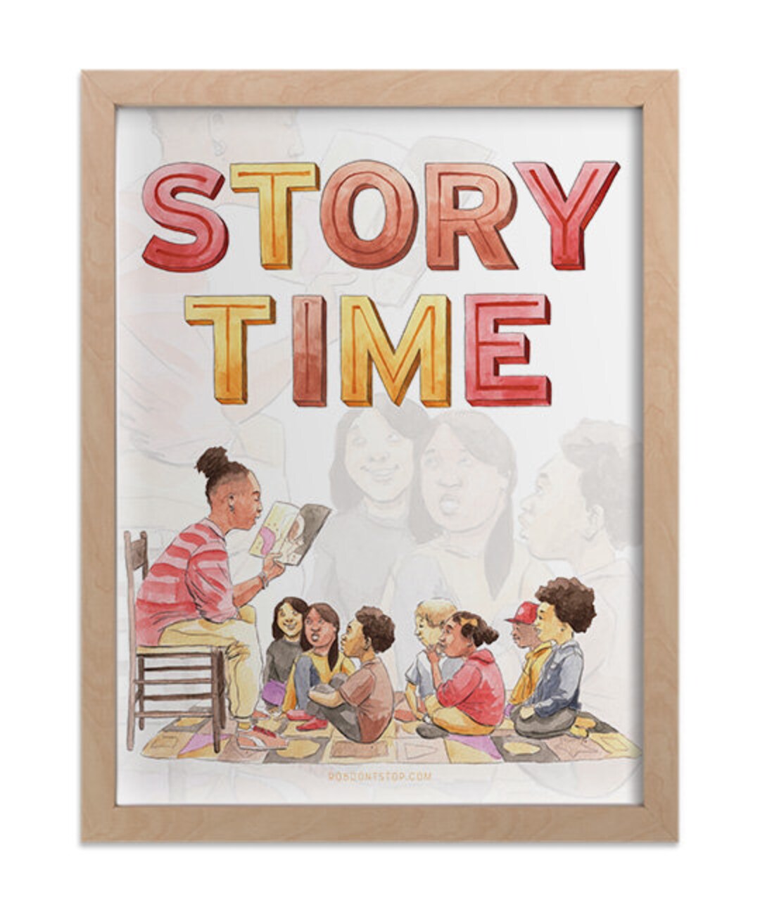 Storytime Print - Etsy