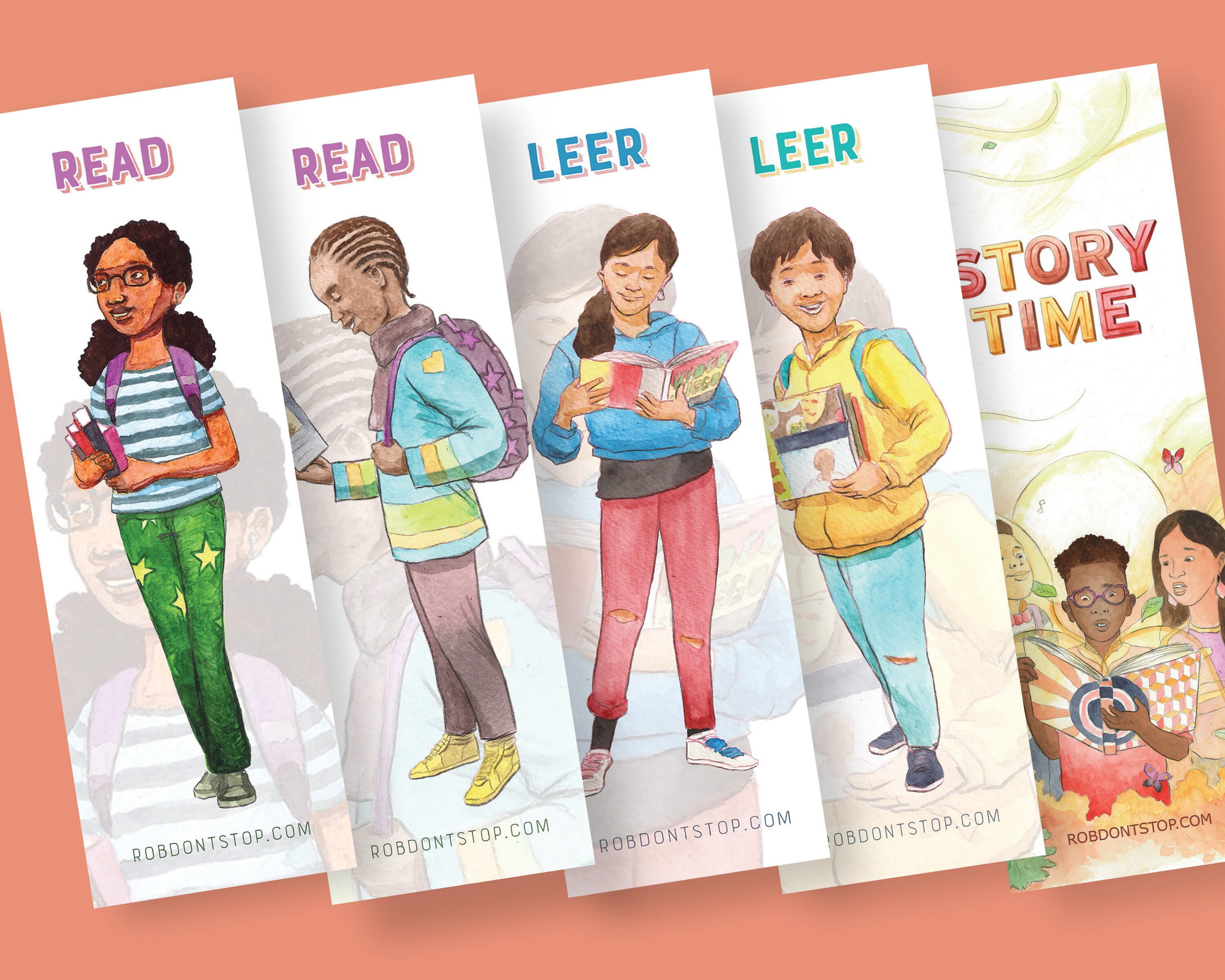 Bilingual Bookmarks Deal - Etsy