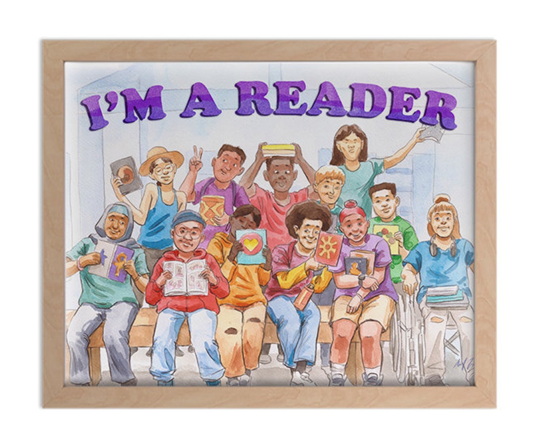 I'm a Reader | Print - Etsy