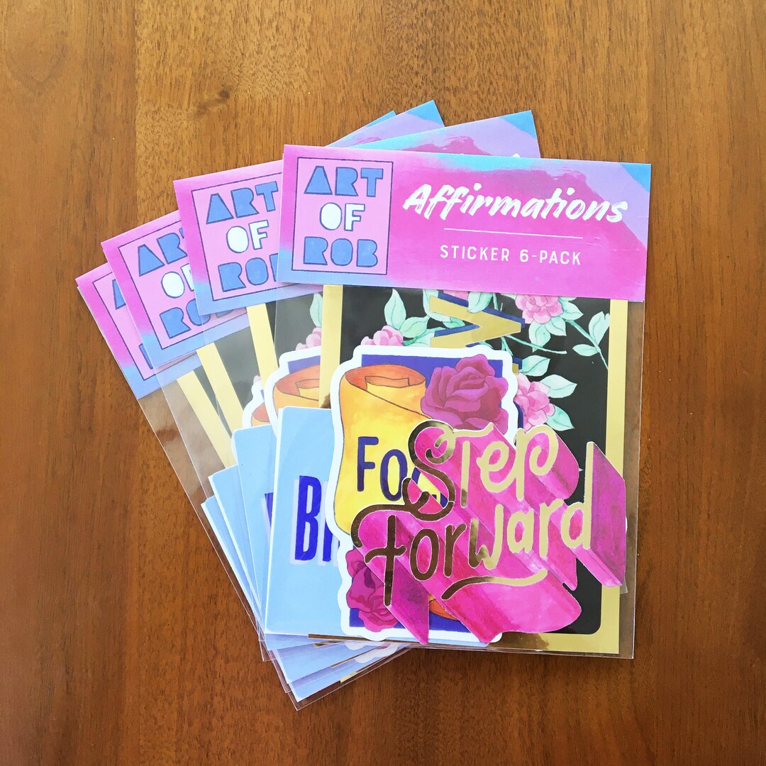 Affirmations Sticker Pack - Etsy