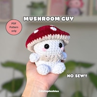 Mushroom Guy Crochet Pattern: Amigurumi Doll With Hat (PDF Pattern) - Etsy