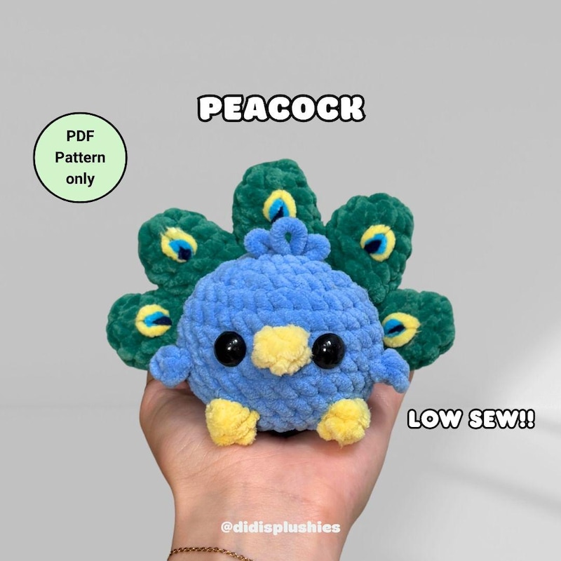 Peacock Crafts Pattern - Etsy