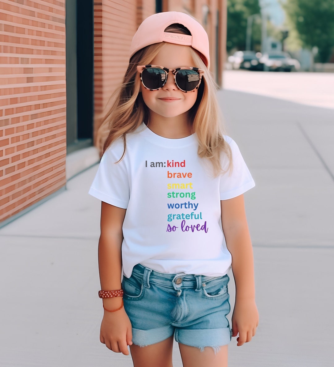 Kids Shirt I Am Kind Kids Shirt I Am Loved Kids Kindness Shirt Toddler ...