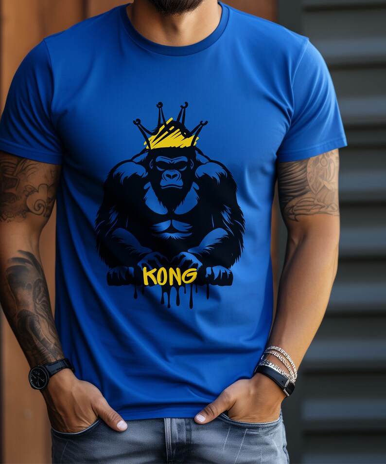 Adult King Kong Shirt Unisex King Kong Graphic Shirt Movie Graphic Shirt for Adults Graphic ...