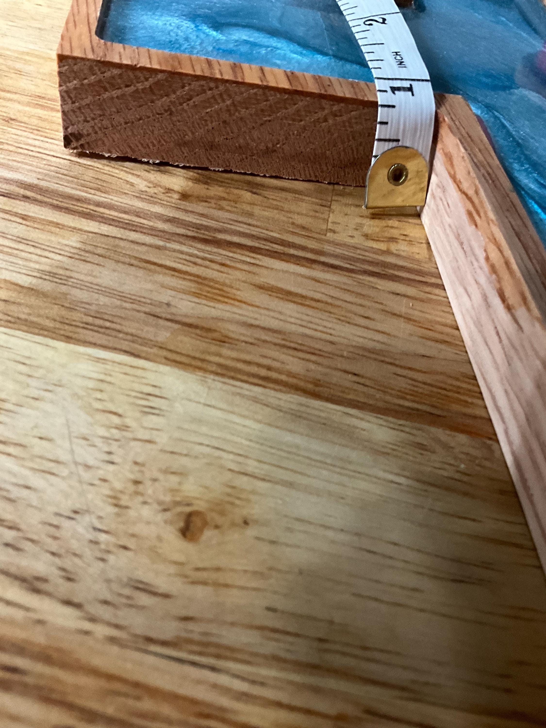 Silver Filled Wooden Cross With an Aggressive Blue - Etsy