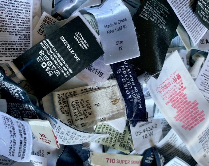 20 Count LEVI Clothing Tags Reclaimed Salvaged Tags - Etsy