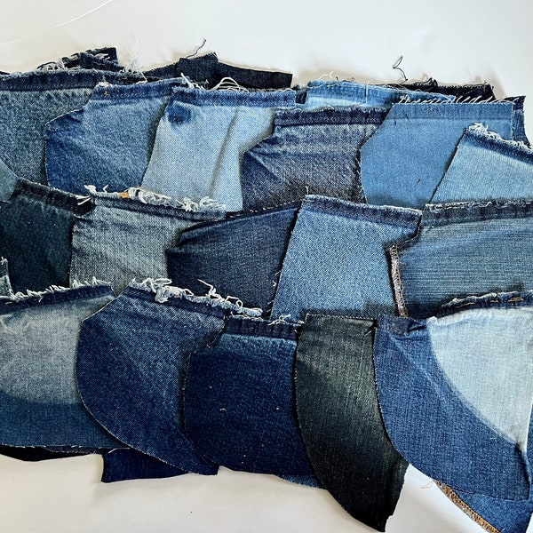 Denim Strips - Etsy
