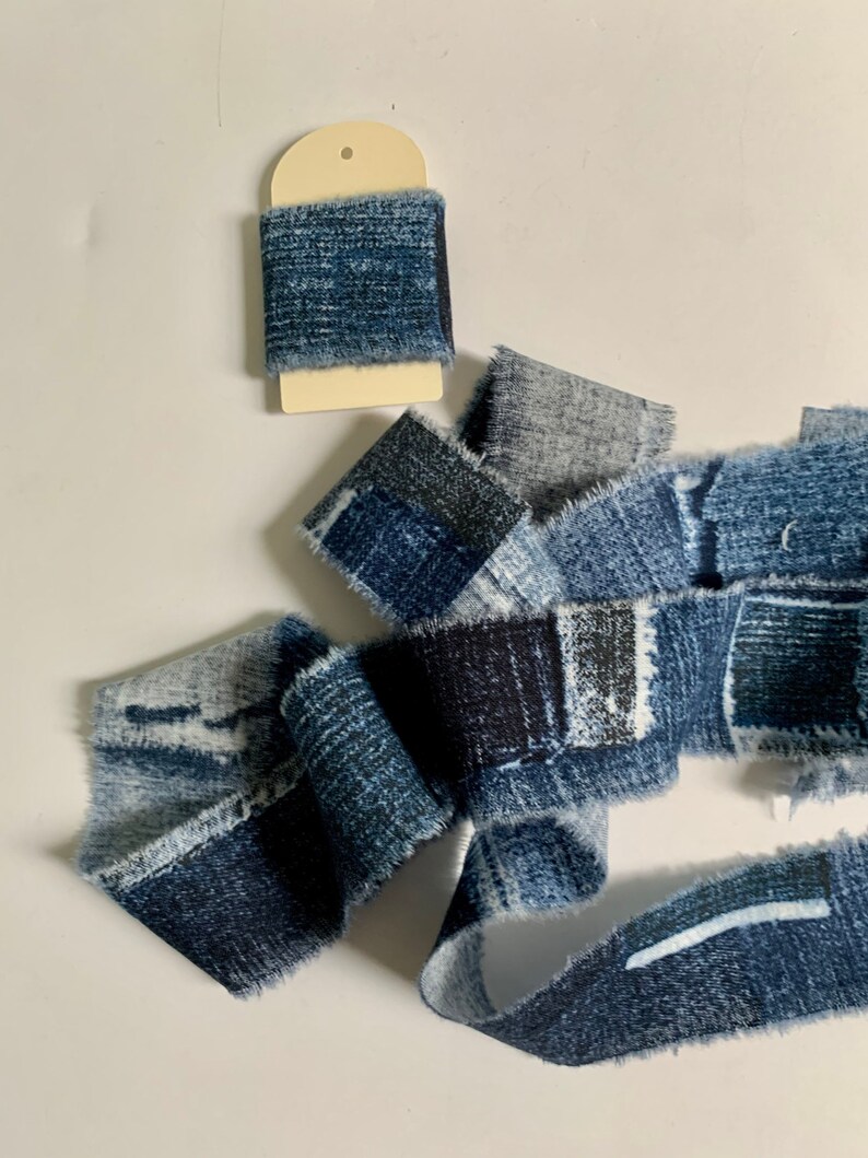 Ribbon Handmade Hand Torn Frayed Edge Fabric Ribbon - Etsy
