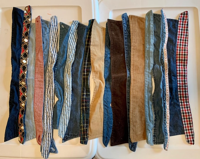 Scraps Reclaimed Salvaged Denim Clothing Fabric Scraps for - Etsy