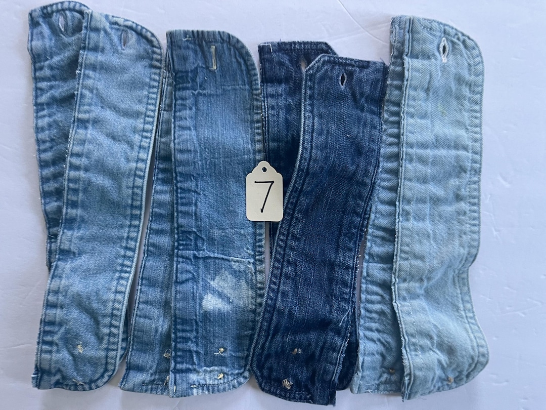 8 CT Cuffs Denim Blue Jean Clothing Cuffs - Etsy