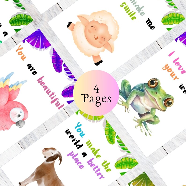 Positive Affirmation Cards for Kids Affirmation Cards for Kids PDF 32 ...