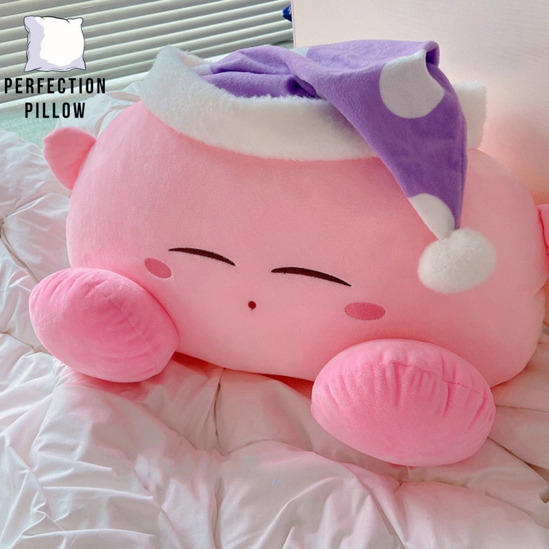 Cozy Kirby Doll Kirbyed Stuffed Toy Nightcap Kirby Doll Dreamland Kirby ...