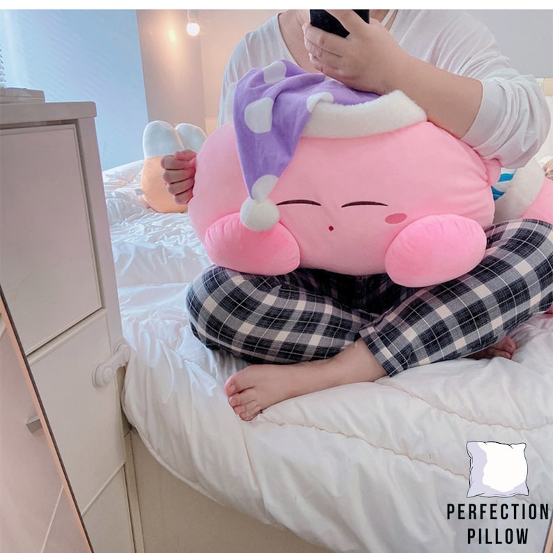 Cozy Kirby Doll Kirbyed Stuffed Toy Nightcap Kirby Doll Dreamland Kirby ...