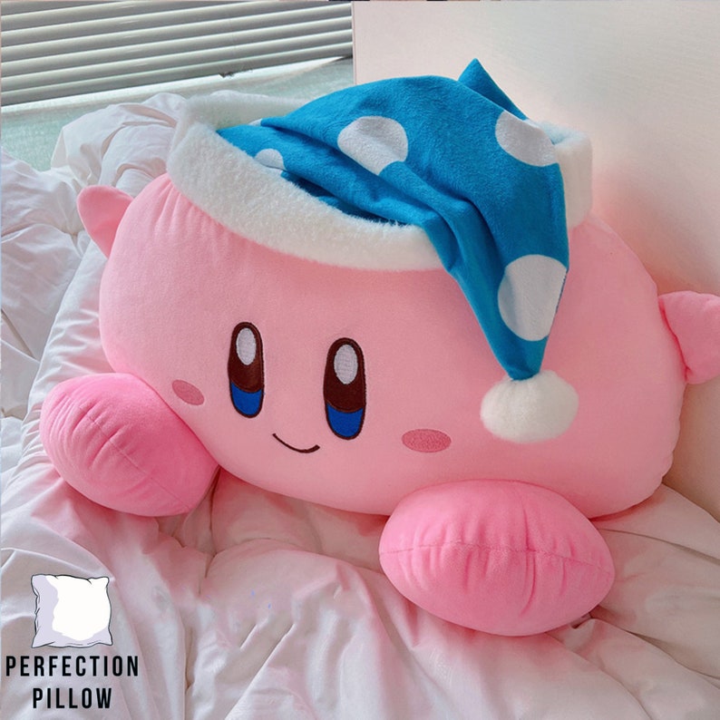 Cozy Kirby Doll Kirbyed Stuffed Toy Nightcap Kirby Doll Dreamland Kirby ...