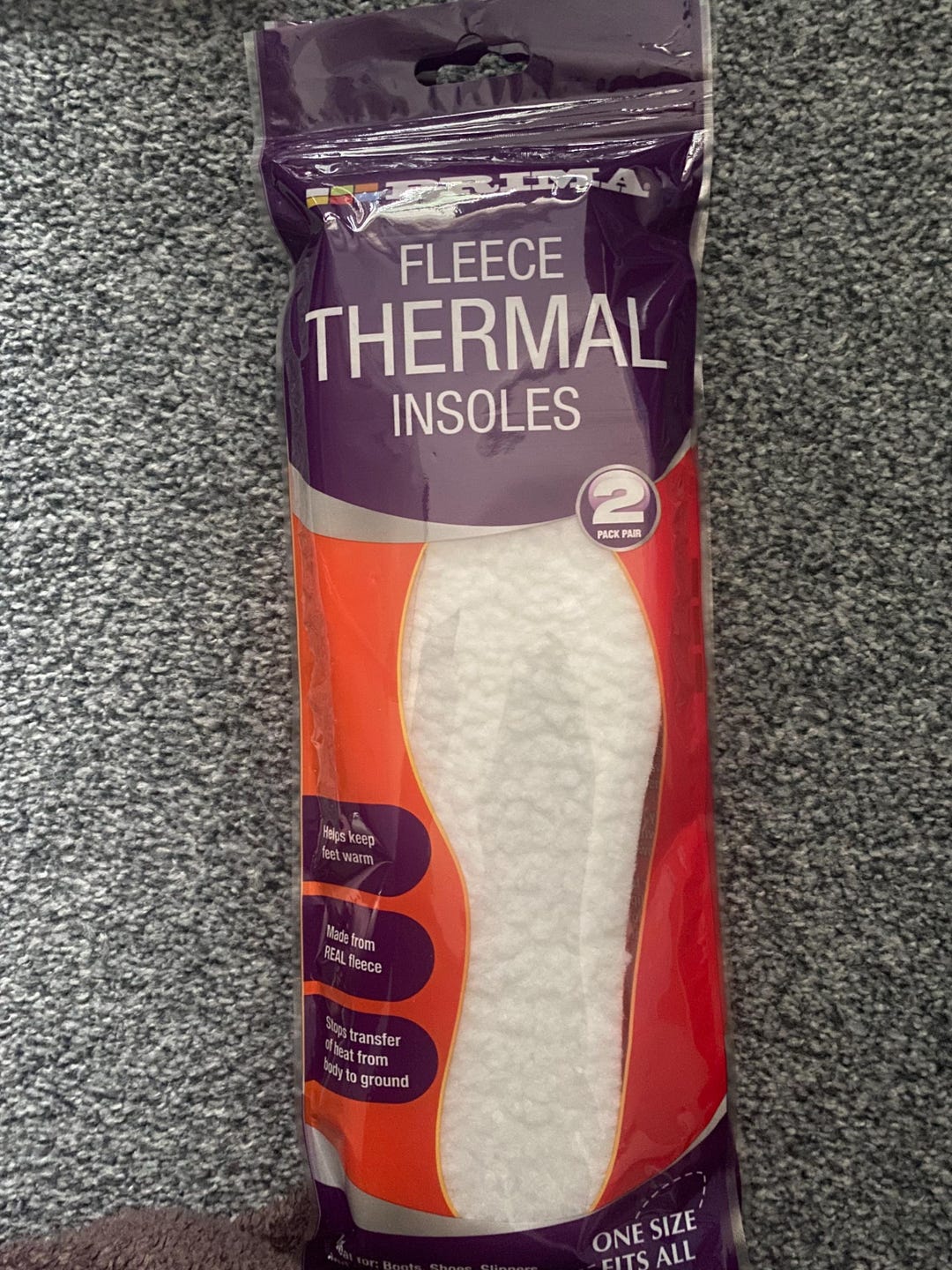 Fleece Thermol Insoles - Etsy UK