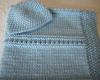 Knit baby blankets | Etsy