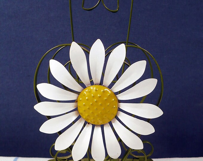 Vintage Napkin Holder Daisy Flower Retro Metal Kitchenware - Etsy