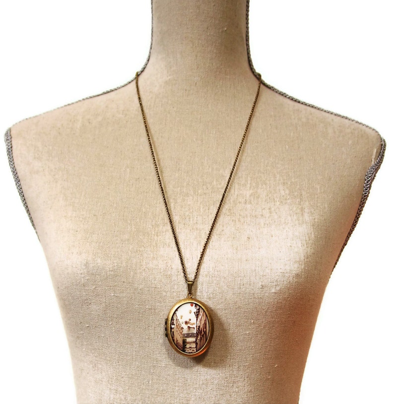 Paris is A Feeling Fine Art Photo Locket Necklace | Etsy