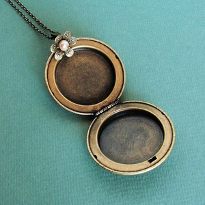 Smitten - Brass Tapestry Locket - Empty for You to Insert Your Pictures ...