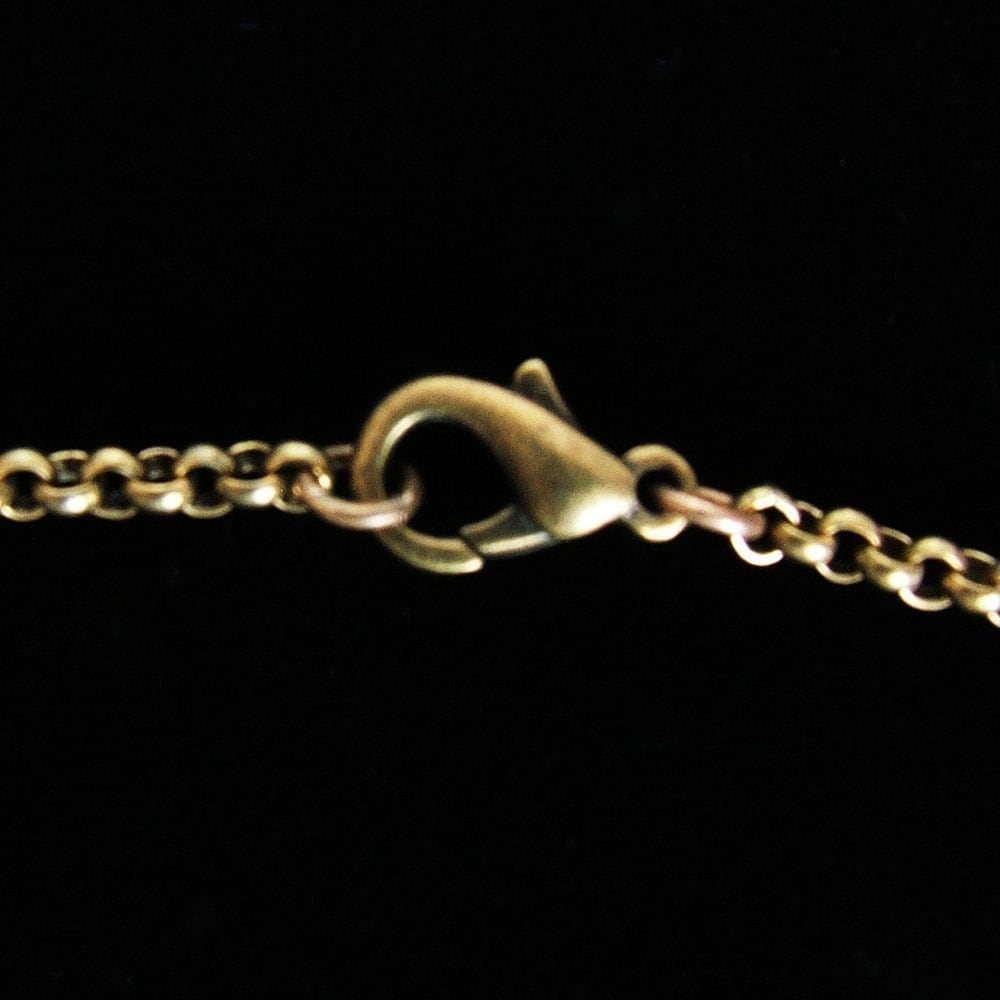 Long Antique Gold Rolo Chain Finished 30 Inches - Etsy