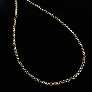Long Antique Gold Rolo Chain- Finished- 30 Inches - Etsy