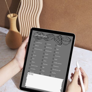Editable Check off List, Grocery List, Stay on Track List ,restock List ...
