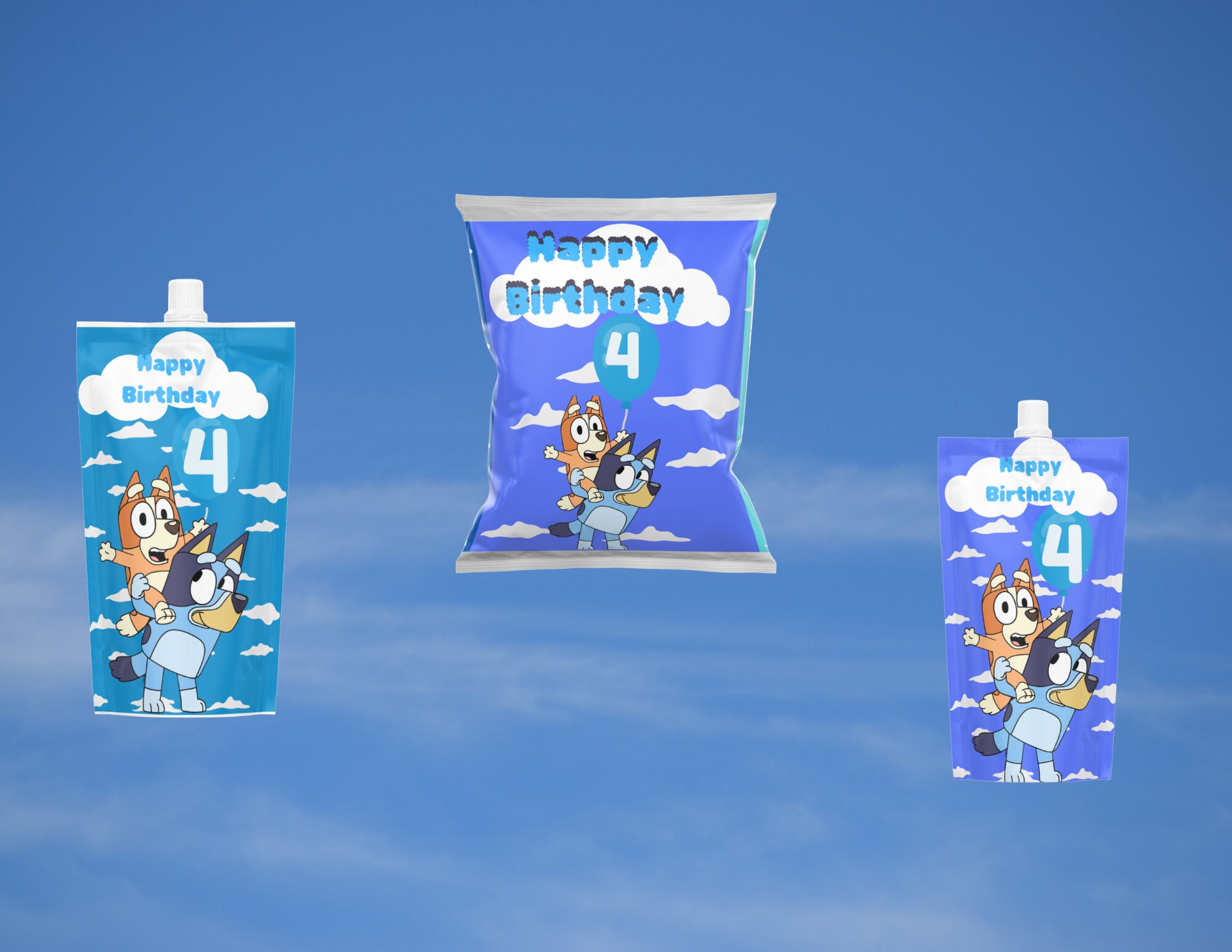 Editable Bluey Chip Bag , Juice Pouch Label , Party Favor - Etsy Canada