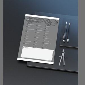 Editable Check off List, Grocery List, Stay on Track List ,restock List ...