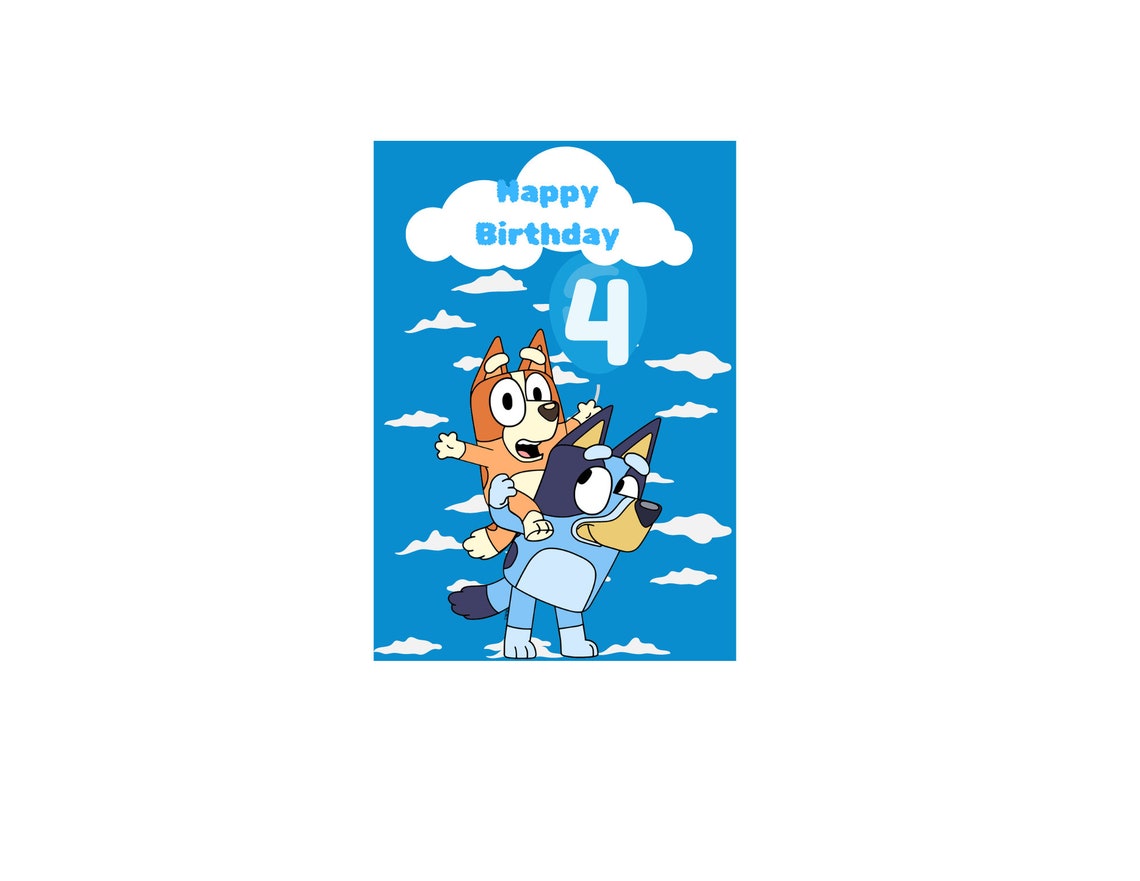 Editable Bluey Chip Bag , Juice Pouch Label , Party Favor - Etsy Canada