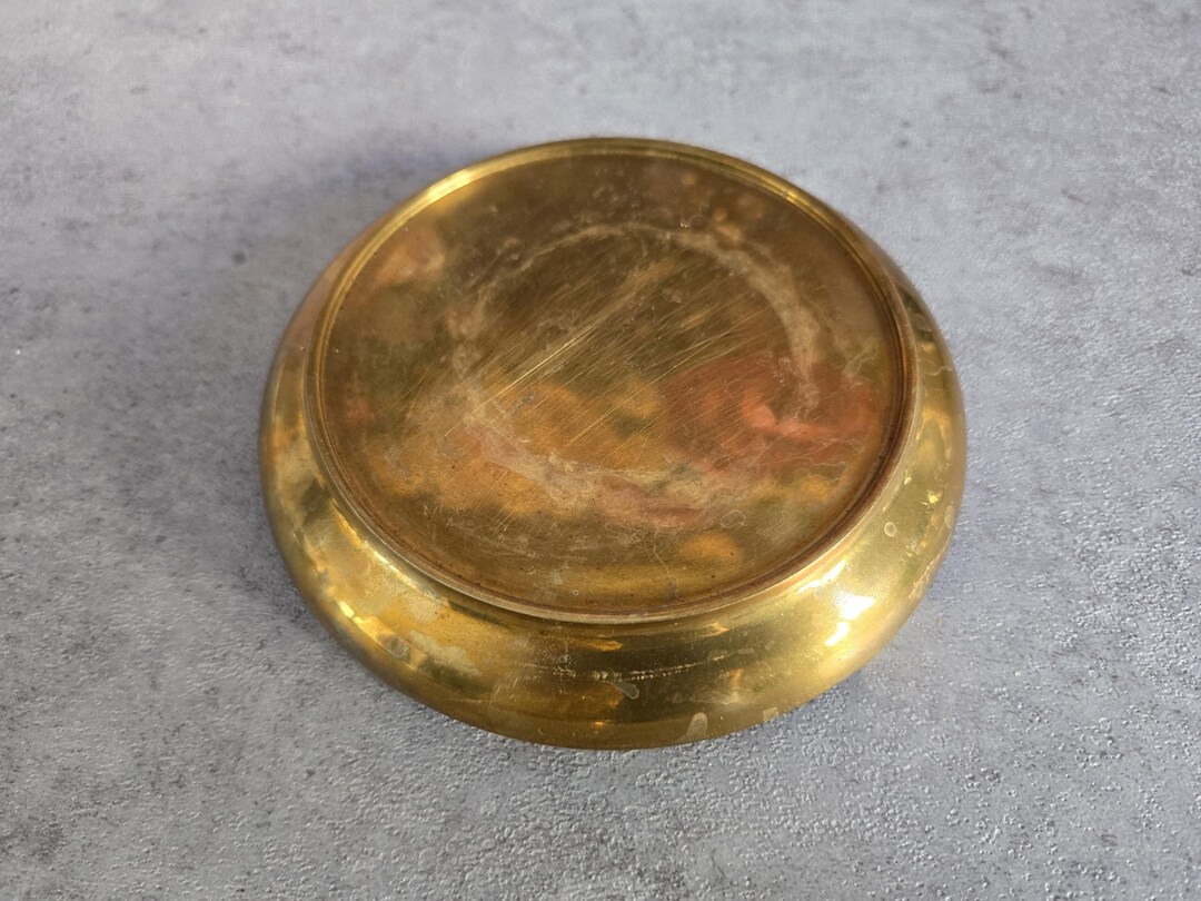 Vintage Brass Stand for a Vase, Bowl or Urn - Fits 4" X 4" - Etsy