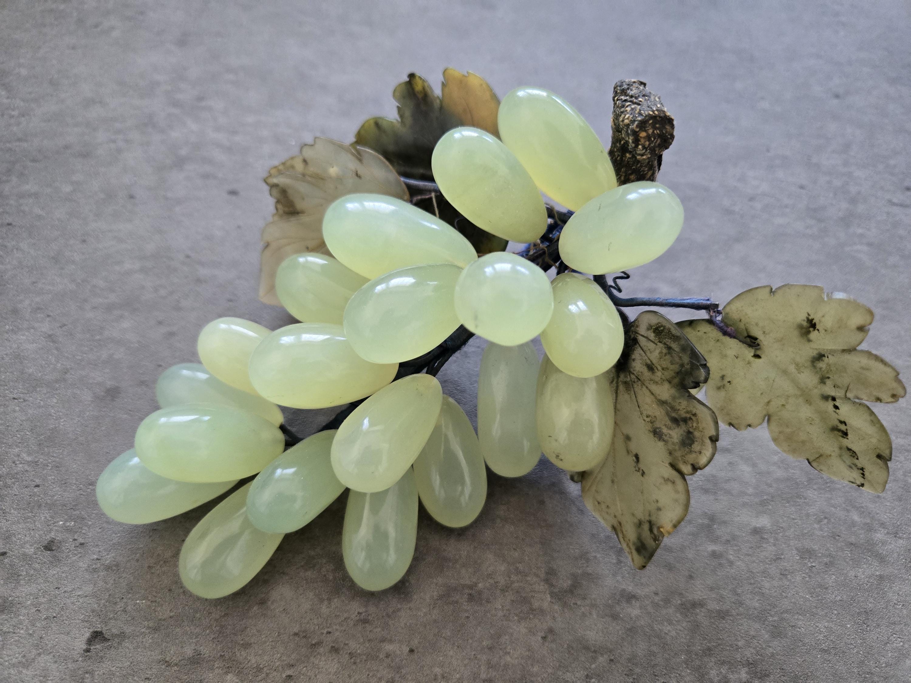 Vintage Jade Grape - Mid-century Decor - Etsy