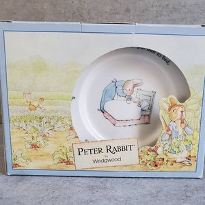 Peter Rabbit Wedgewood Set - Plate, Bowl and Mug Illustrated Set for ...