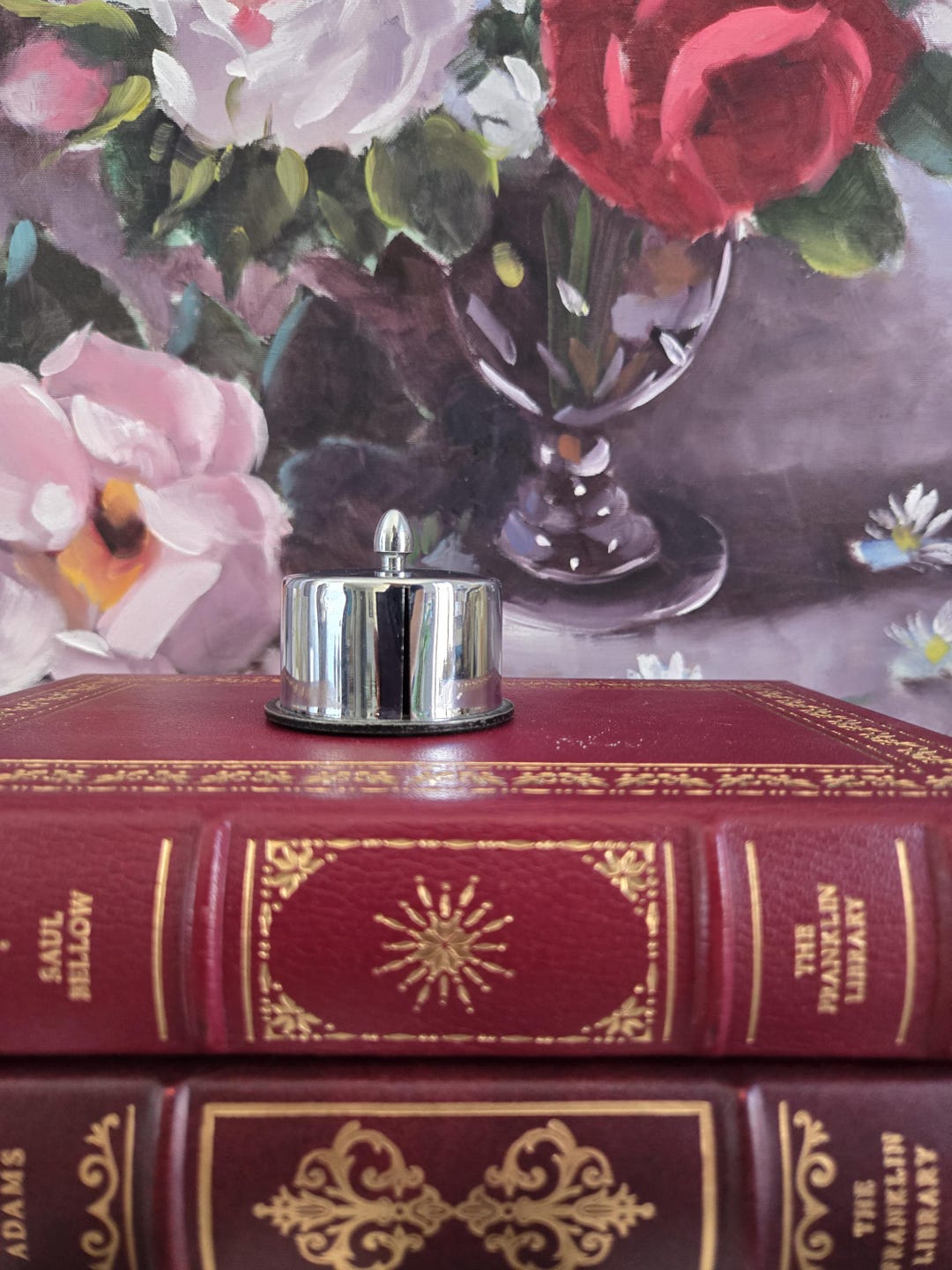 Vintage Stamp Dispenser - Brass Round Postage Stamp Dispenser, Brass ...