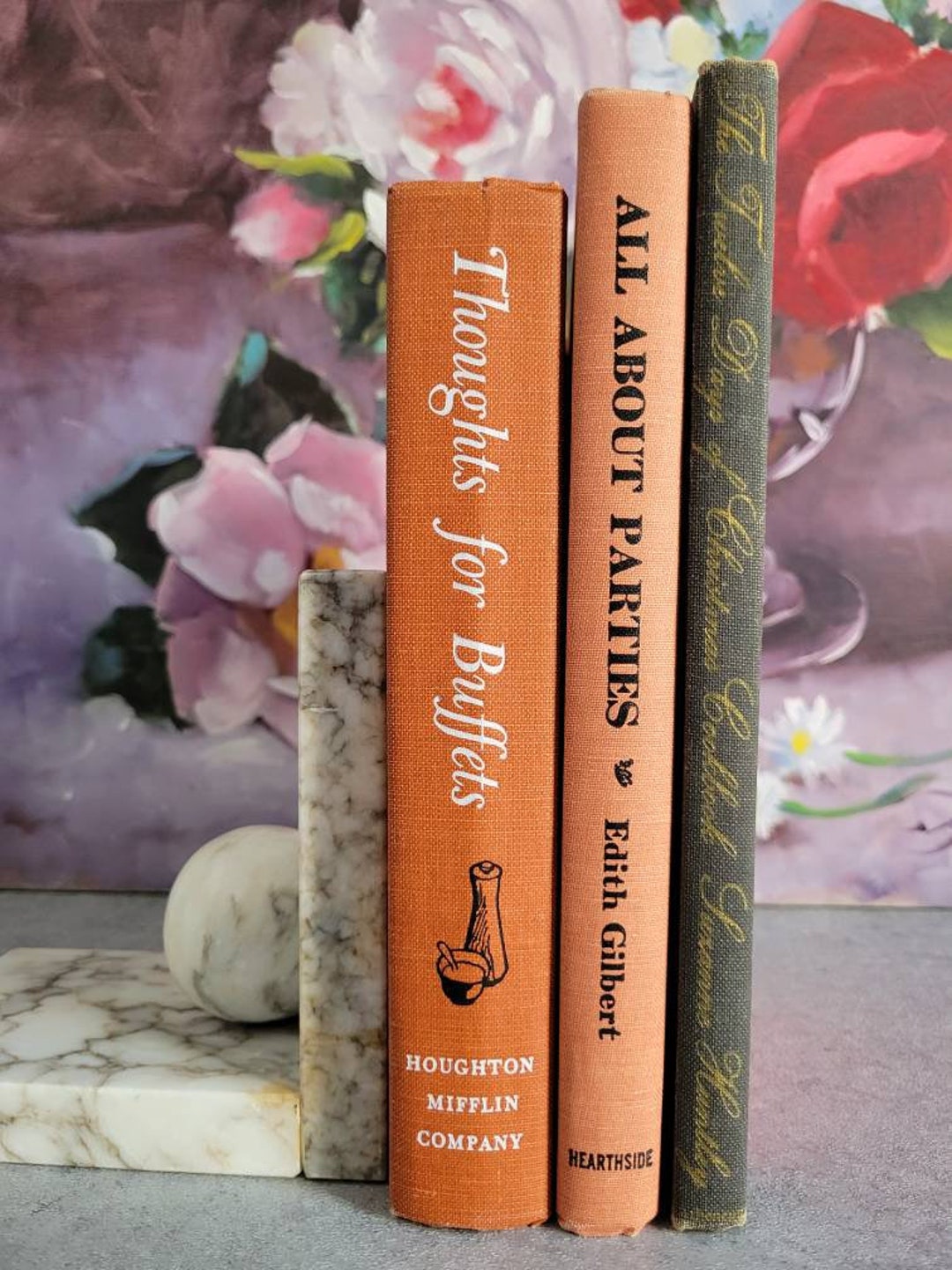 Vintage Cookbooks Bundle of 3- Set I Red Covers - 1950-1960s Parties ...
