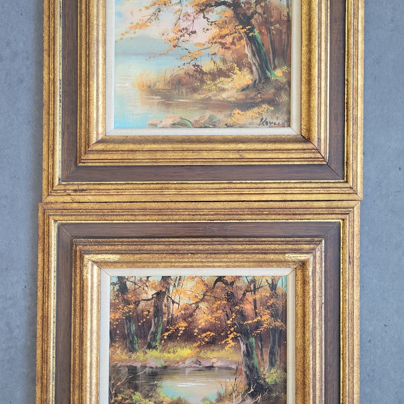 Framed Landscape Painting - Etsy