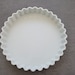 Tradition France Round Pie Pan - White Ceramic Round Baking Dish, Large ...