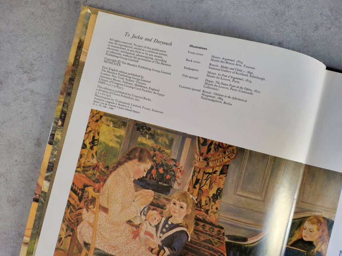 Crescent Color Guide of Impressionist by Denis Thomas | Etsy