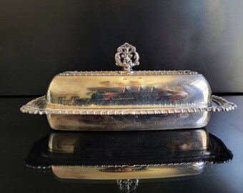 Silver Ornate Butter Dish - Etsy