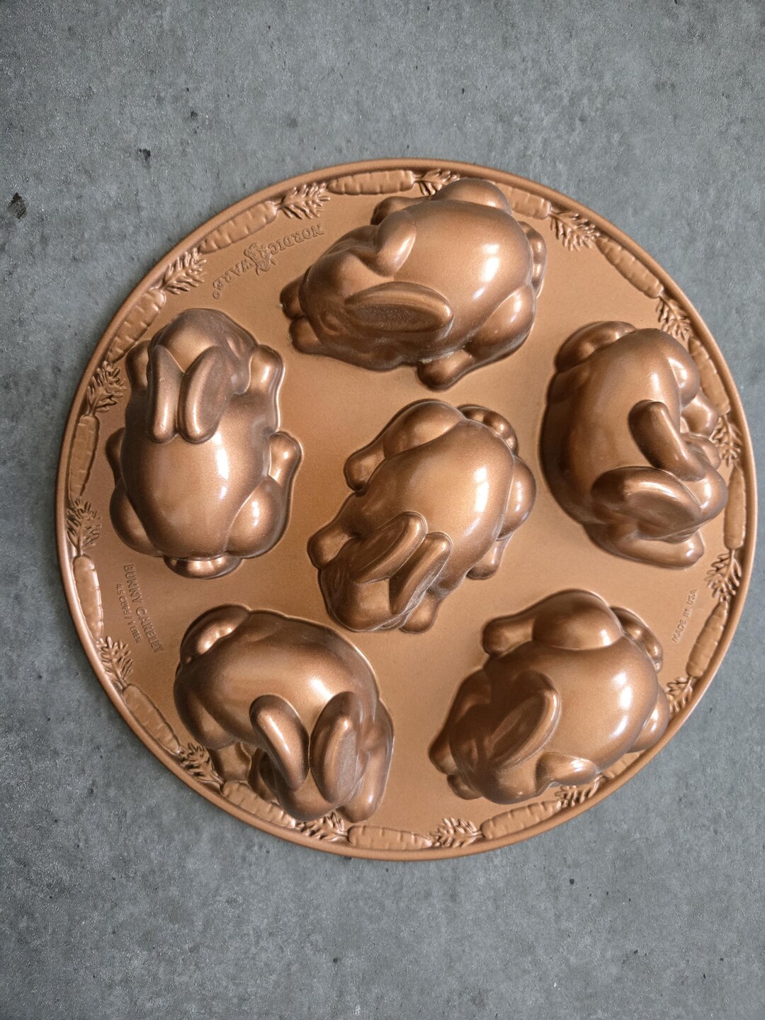 Nordic Ware Bunny Cakelet - Spring Easter Holiday Baking Pan, Ornate ...