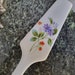 Vintage Porcelain Cake Server Floral Pie Trowel, White Ceramic Dessert ...