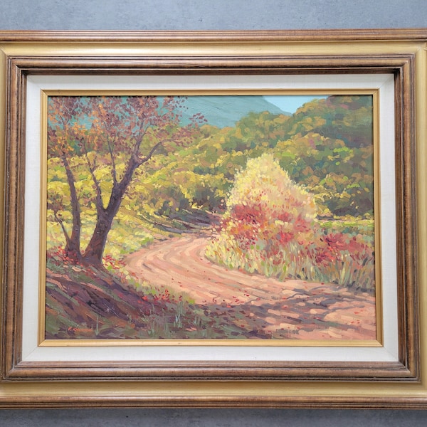Large Antique Oil Painting Landscape - Etsy