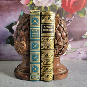 Vintage Pineapple Finial Bookends kitchen Decor, Faux Wood Neoclassical ...