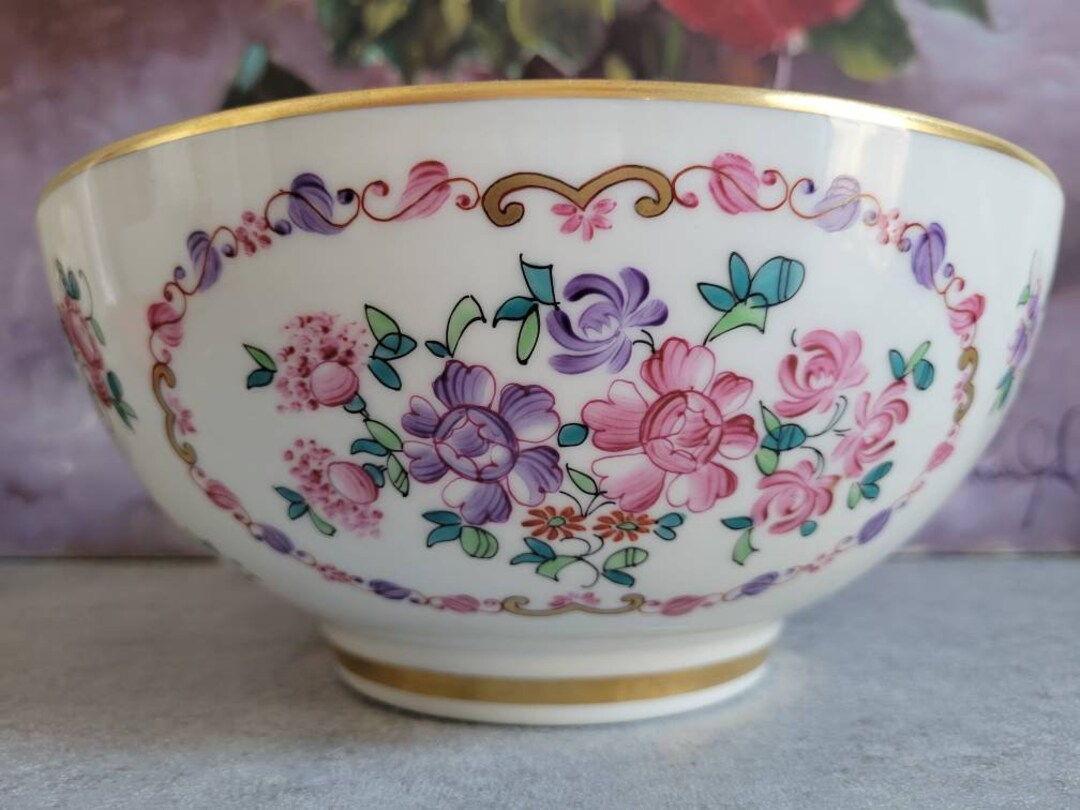 Porcelaine De Paris Bowl - Antique France Fine China Hand Painted Bowl ...