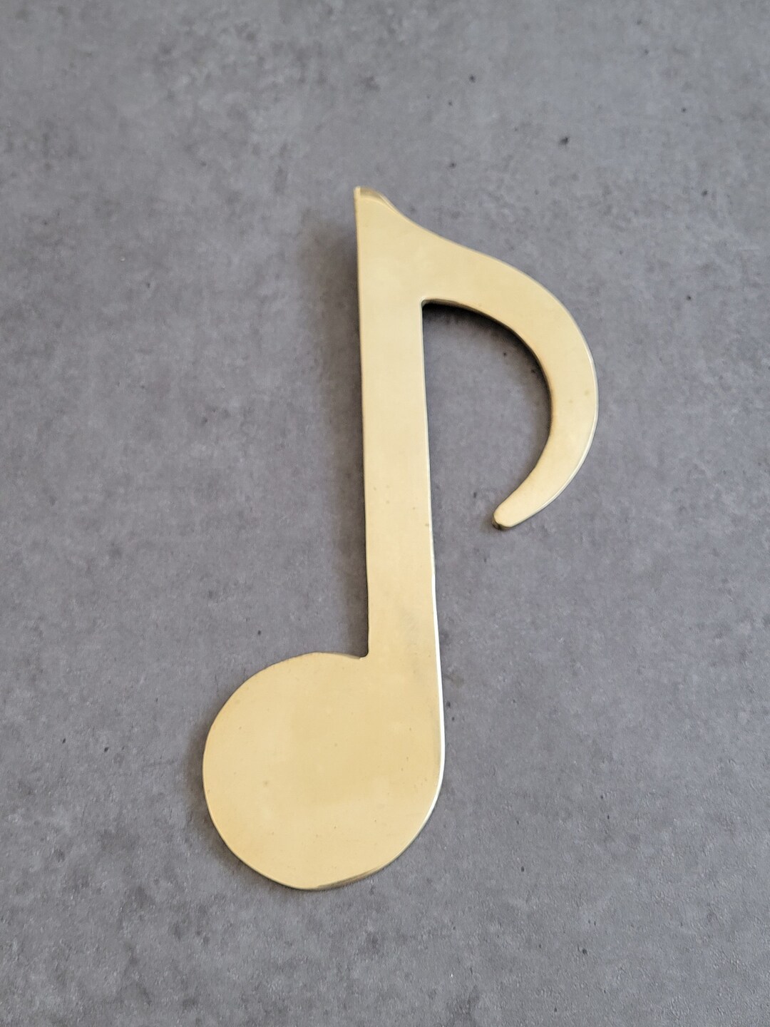 Vintage Brass Musical Note - Music Room Wall Decor - Etsy