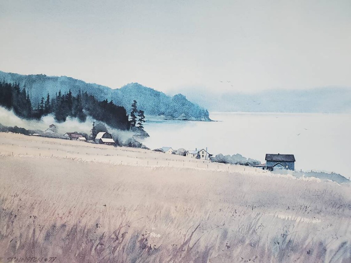 Nancy Taylor Stonington Signed Art Print whidbey Island - Etsy