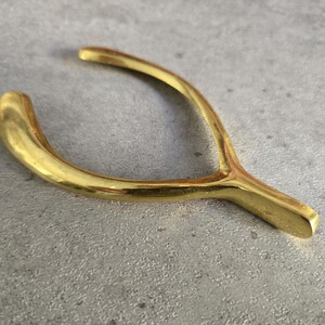 Vintage Brass Wishing Bone - Solid Brass Decoration Figurine, Shelf ...