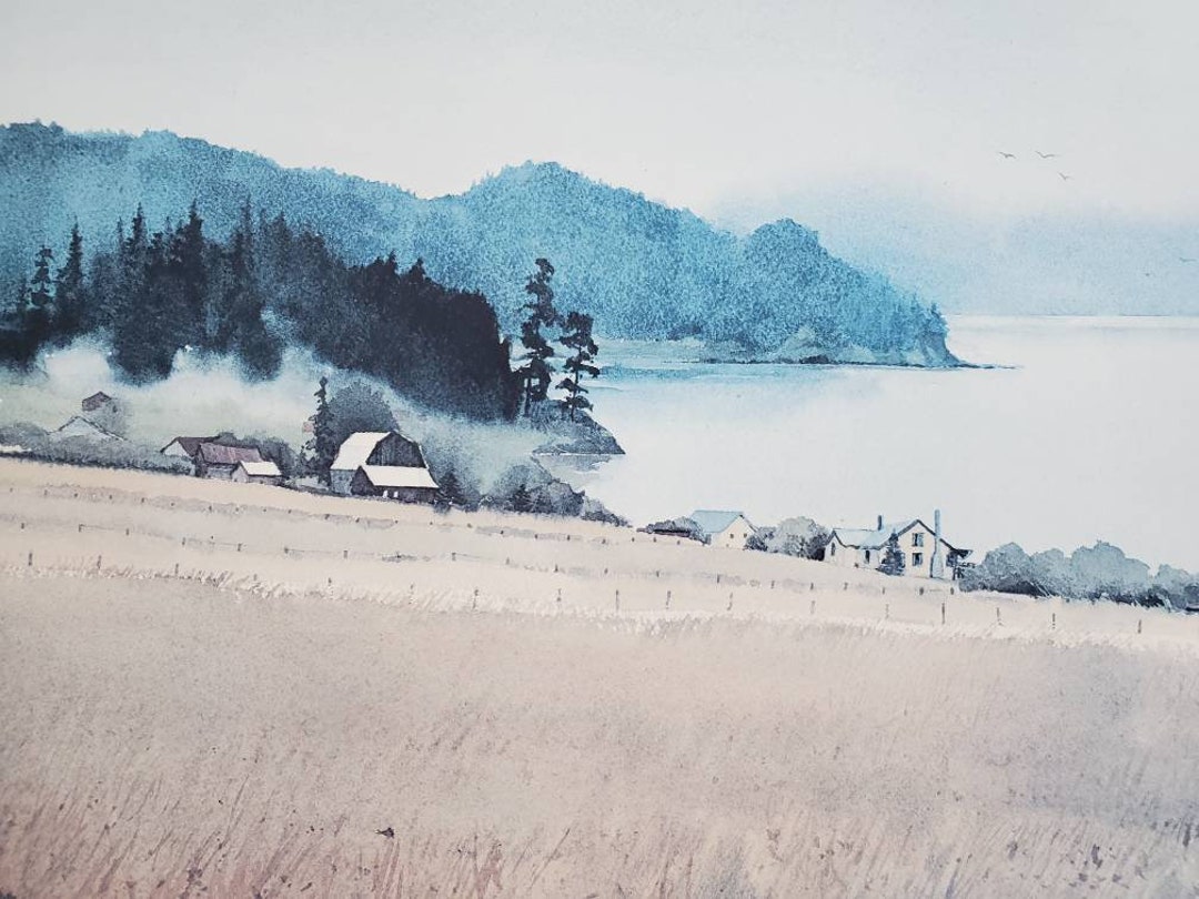 Nancy Taylor Stonington Signed Art Print whidbey Island, Washington ...
