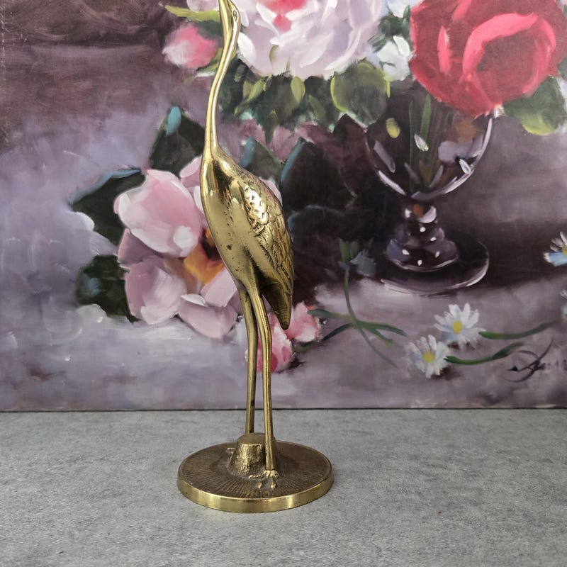Brass Cranes Sculpture - Etsy