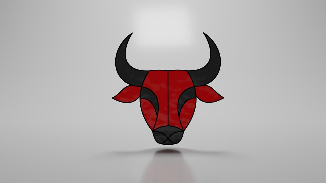 Bull Stained Glass Pattern: Animal SVG PDF (digital Download) - Etsy